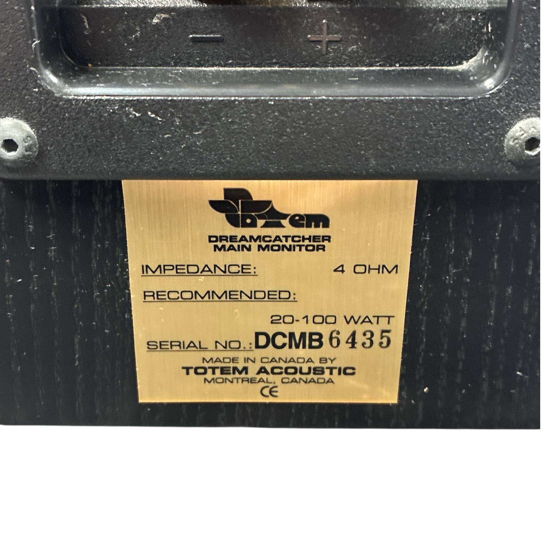 Pre-owned Totem Acoustic Dreamcatcher Monitor Speakers (DCMB6425 ...